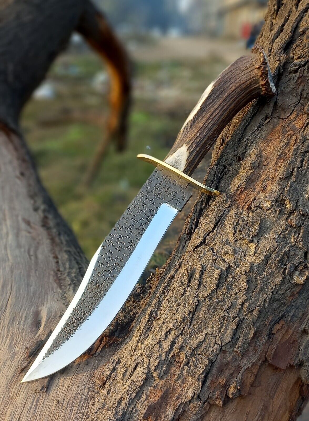 Buy Custom Hand Forged 18 Croom Steel Hunting Knife In USA